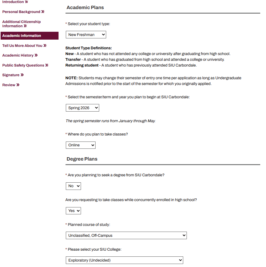 Saluki Start | Undergraduate Admissions | SIU